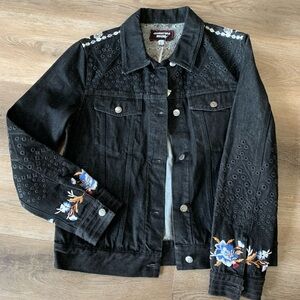 Johnny Was | Jackets & Coats | Nwt Johnny Was Denim Jacket | Poshmark
